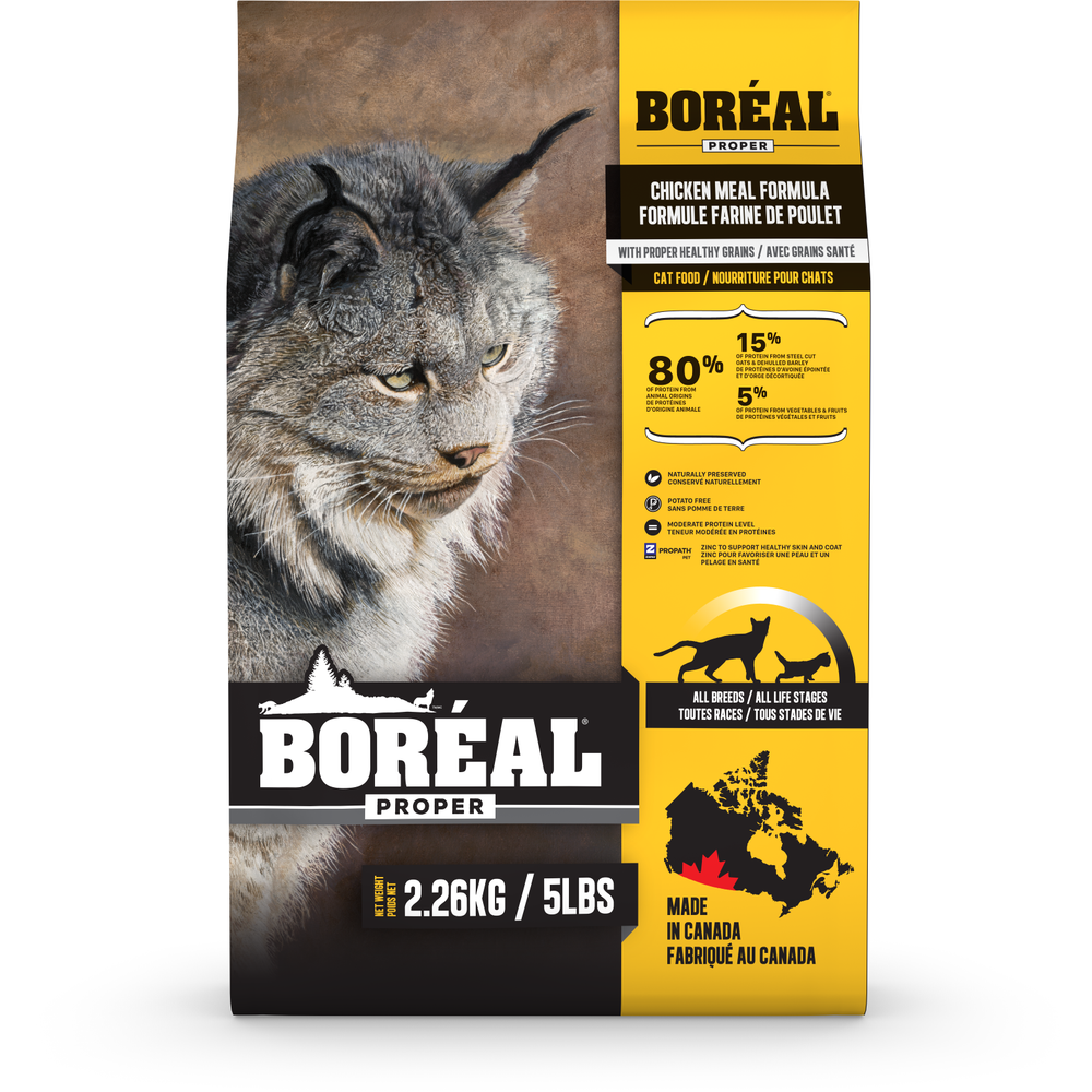 Boréal Proper Cat Food All Breeds Chicken Meal Formula – PetMax